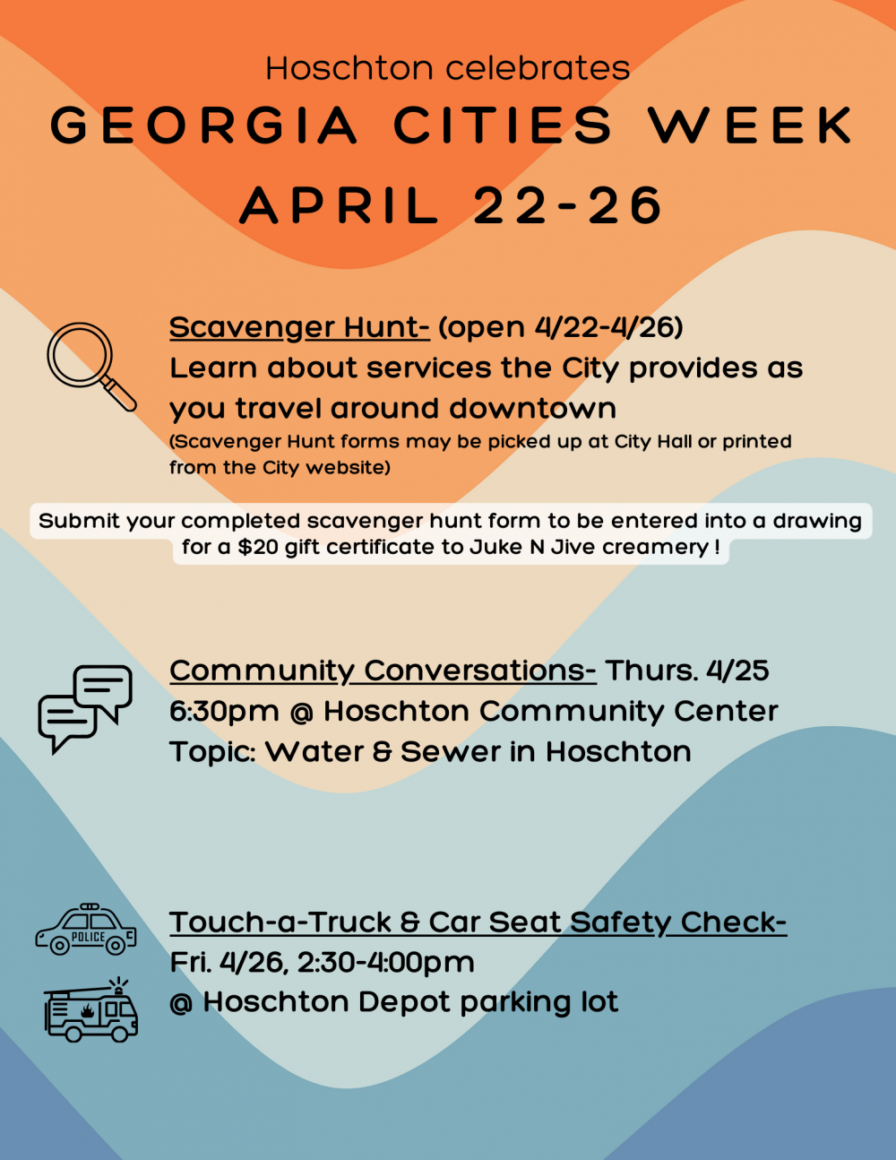 Georgia Cities Week Scavenger Hunt: April 22nd-26th | Hoschton Georgia